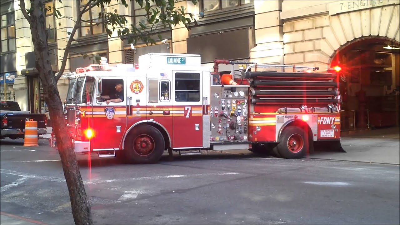 FDNY ENGINE 7 DUANE ST - YouTube