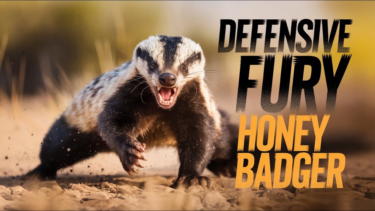 The Aggressive Defense of the Honey Badger - YouTube