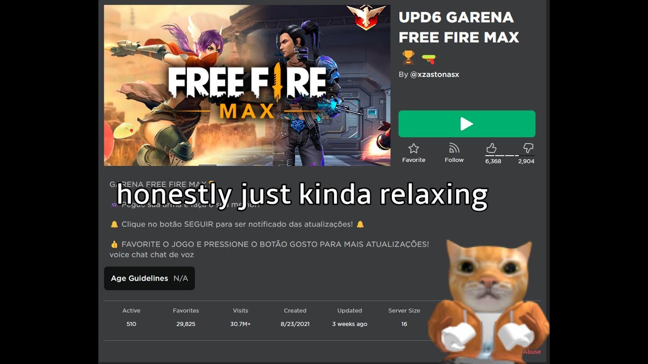 Garena Free Fire | Roblox - YouTube
