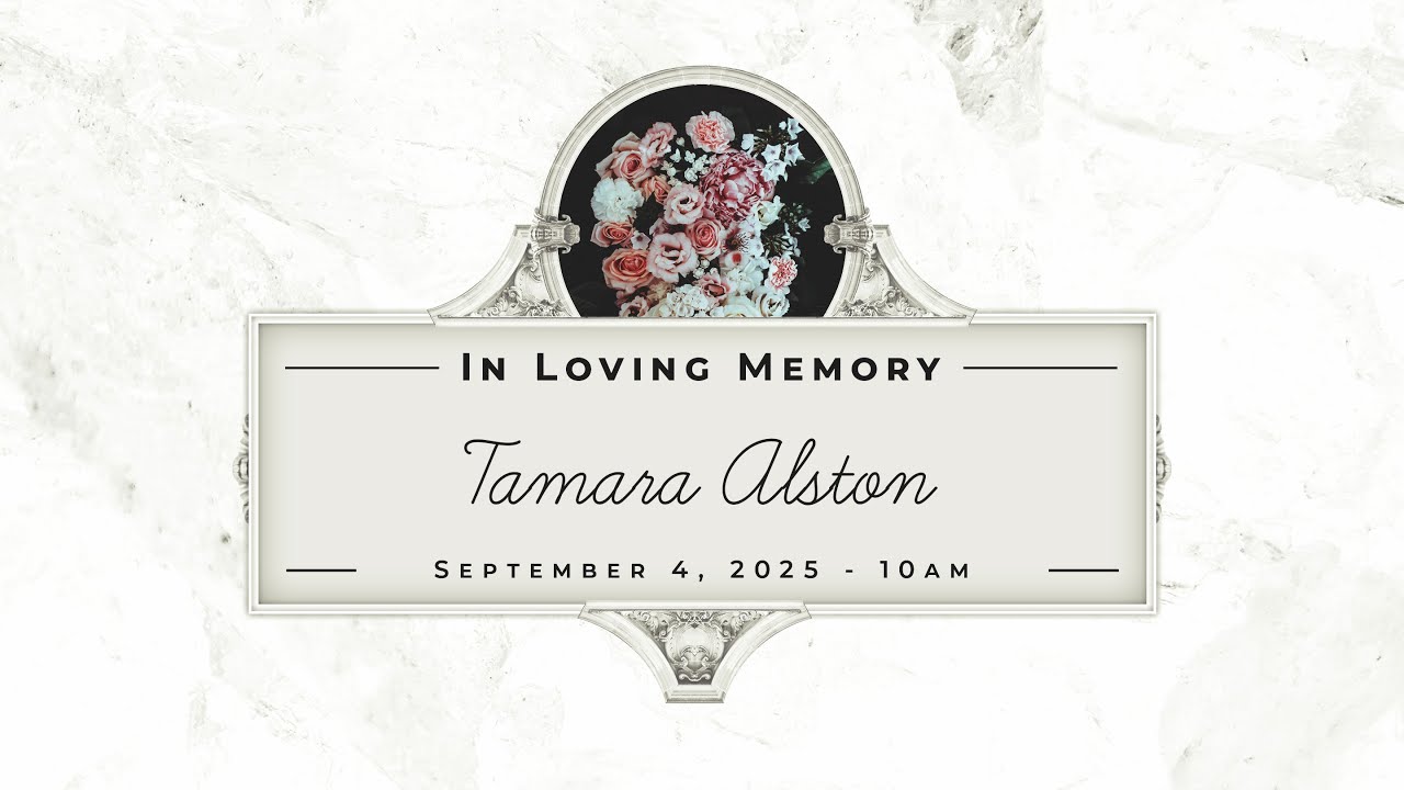 Celebration of Life - Tamara Alston - September 4 - YouTube