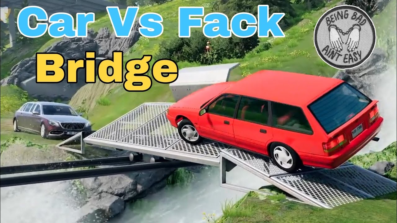 cars Vs Fack Bridge Traps -- Beam Ngdrive #2022 - YouTube