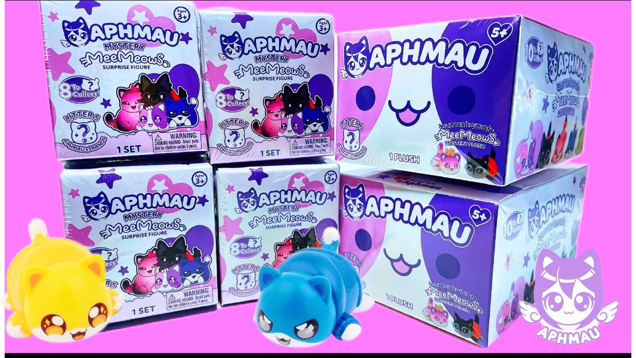 Unboxing! APHMAU MYSTERY PLUSH SERIES 6, APHMAU MEEMEOW FIGURES SERIES ...