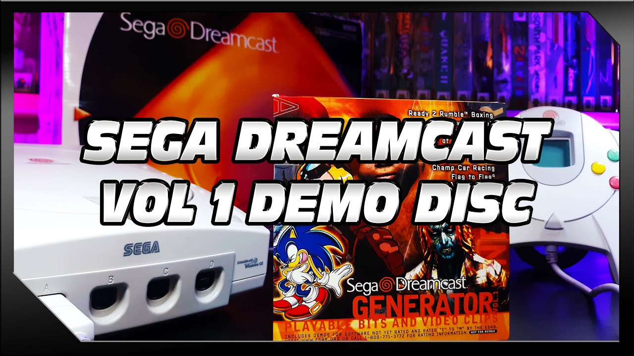 Quick Look at the Sega Dreamcast Volume 1 Demo Disc | Gameplay and ...