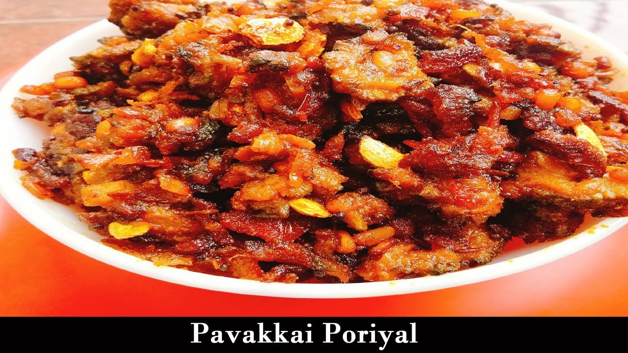 Pavakkai Poriyal Recipe in Tamil / பாவக்காய் பொறியல்/ Bitter Gourd Fry ...
