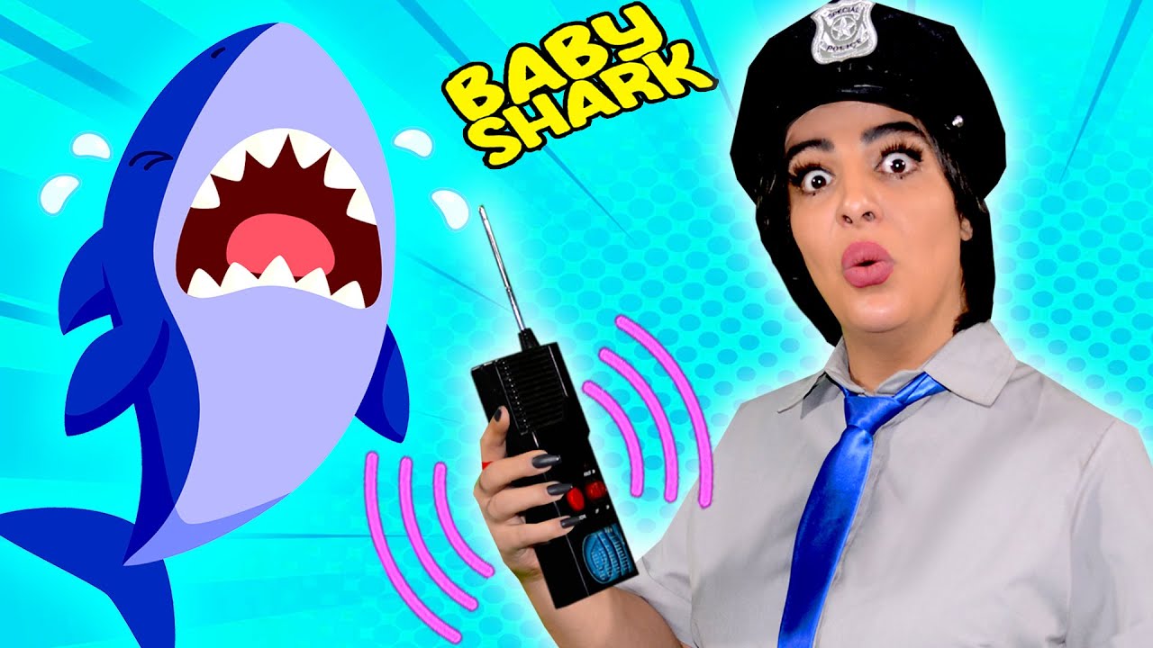 Baby Shark Police Song + Baby Shark Jobs | High Five Kids Videos - YouTube
