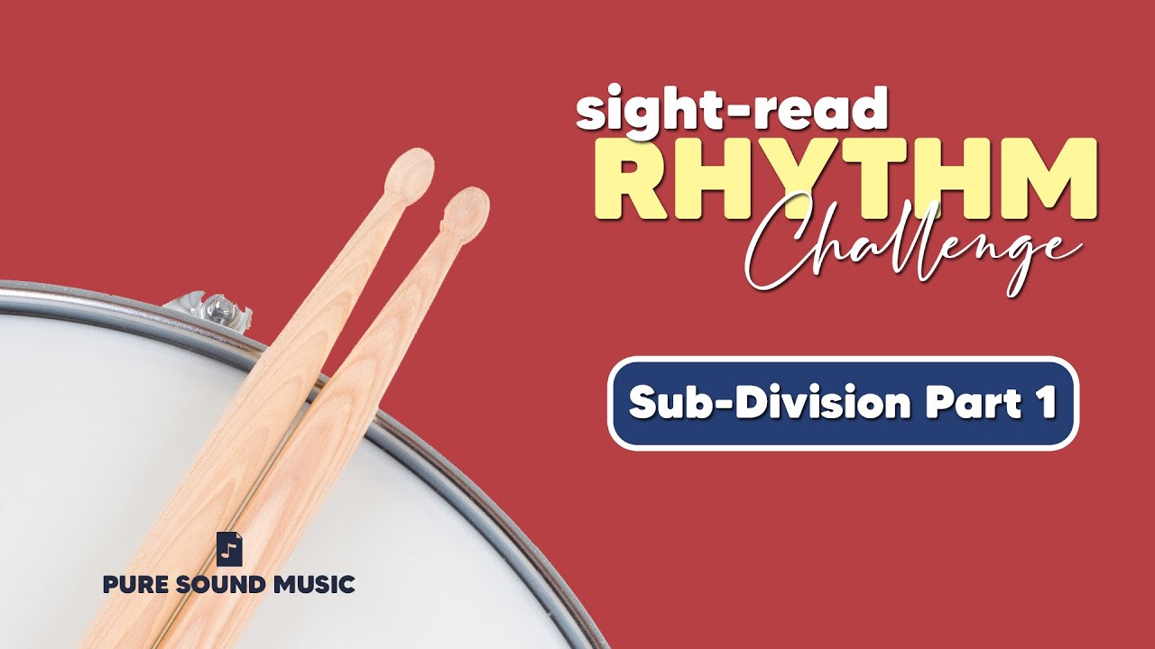Music Rhythm Challenge - Rhythm Sub-Divisions Part 1 - YouTube