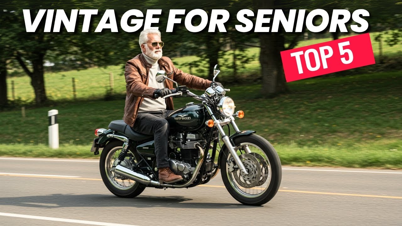 5 Vintage Motorcycles for Seniors Classic Style & Back‑Pain Free Riding ...
