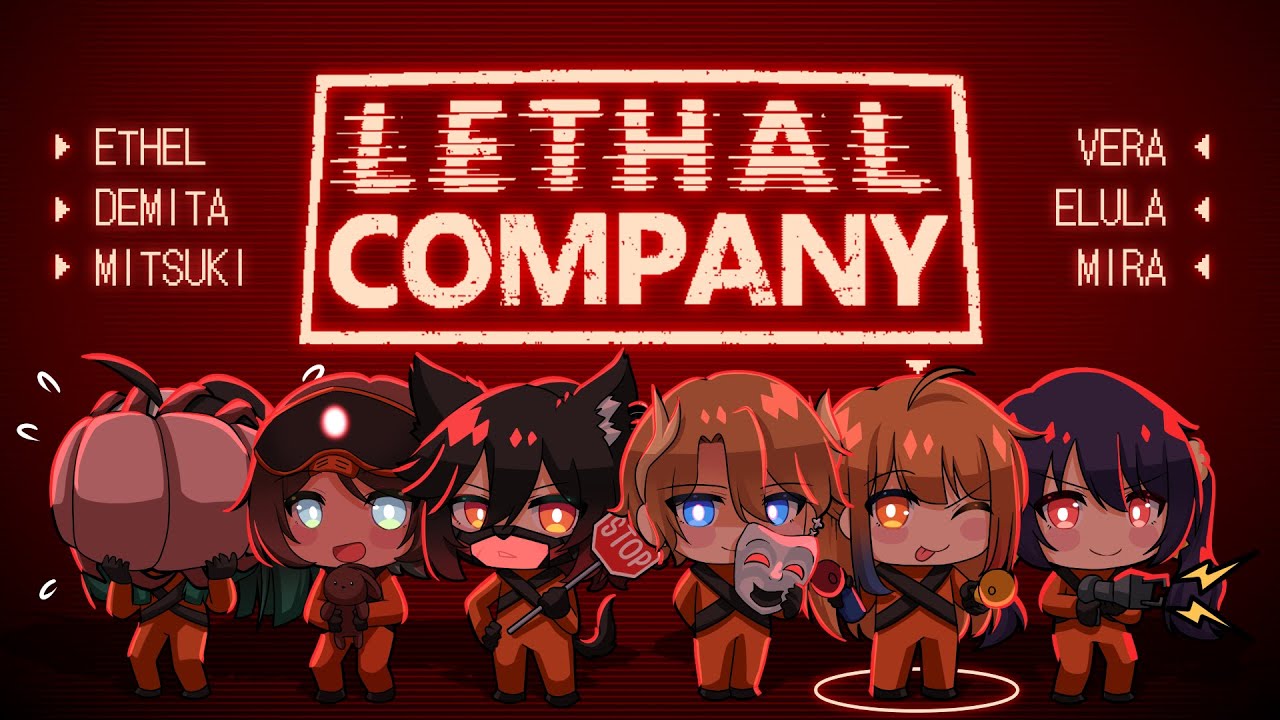 LETHAL COMPANY 】Para VTuber Jompo ini berkelahi dengan Monster【 Elula ...