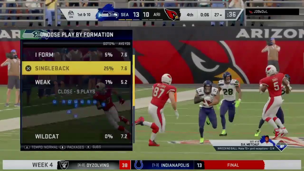 GTT Week 4 vs Cards - YouTube