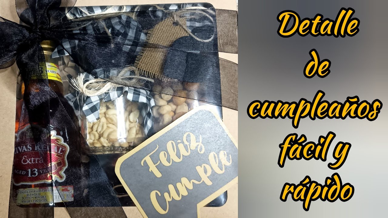 Regalo de cumpleaños fácil y rápido* box de golosinas y bebida ...