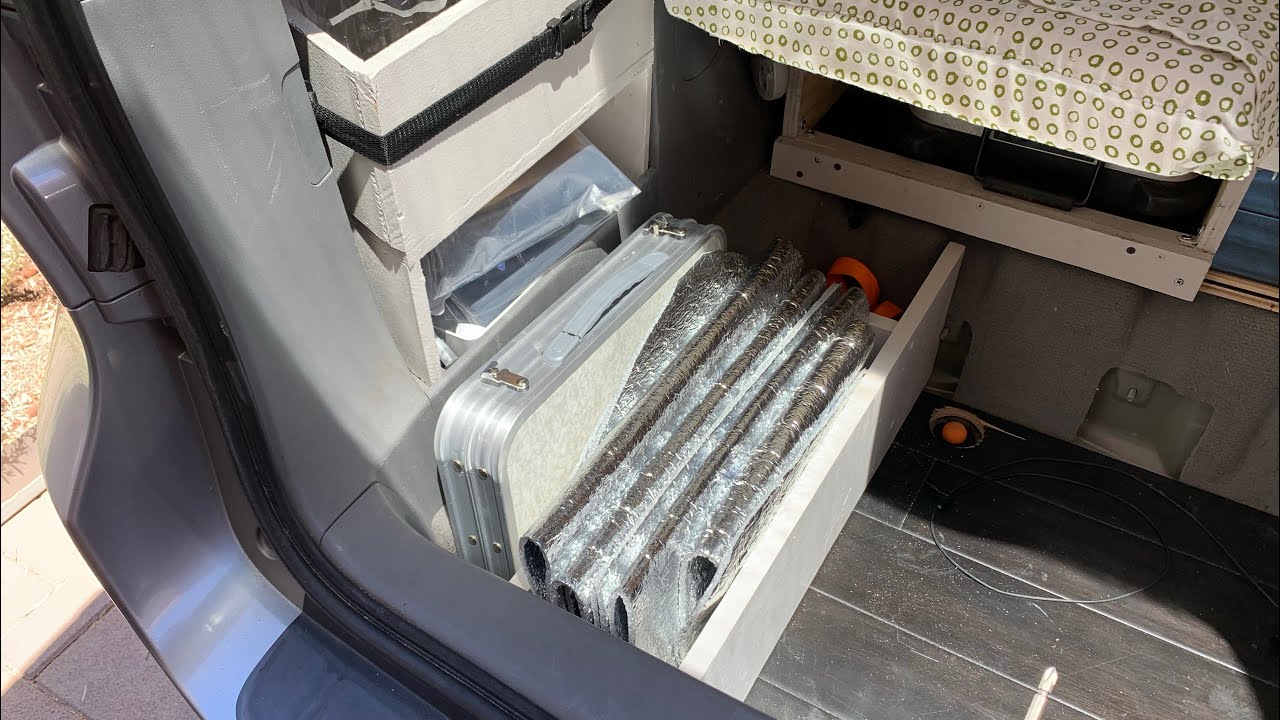 Custom Rear Storage Box, Perfect Fit. Sienna Micro RV V2 ep. 17 - YouTube
