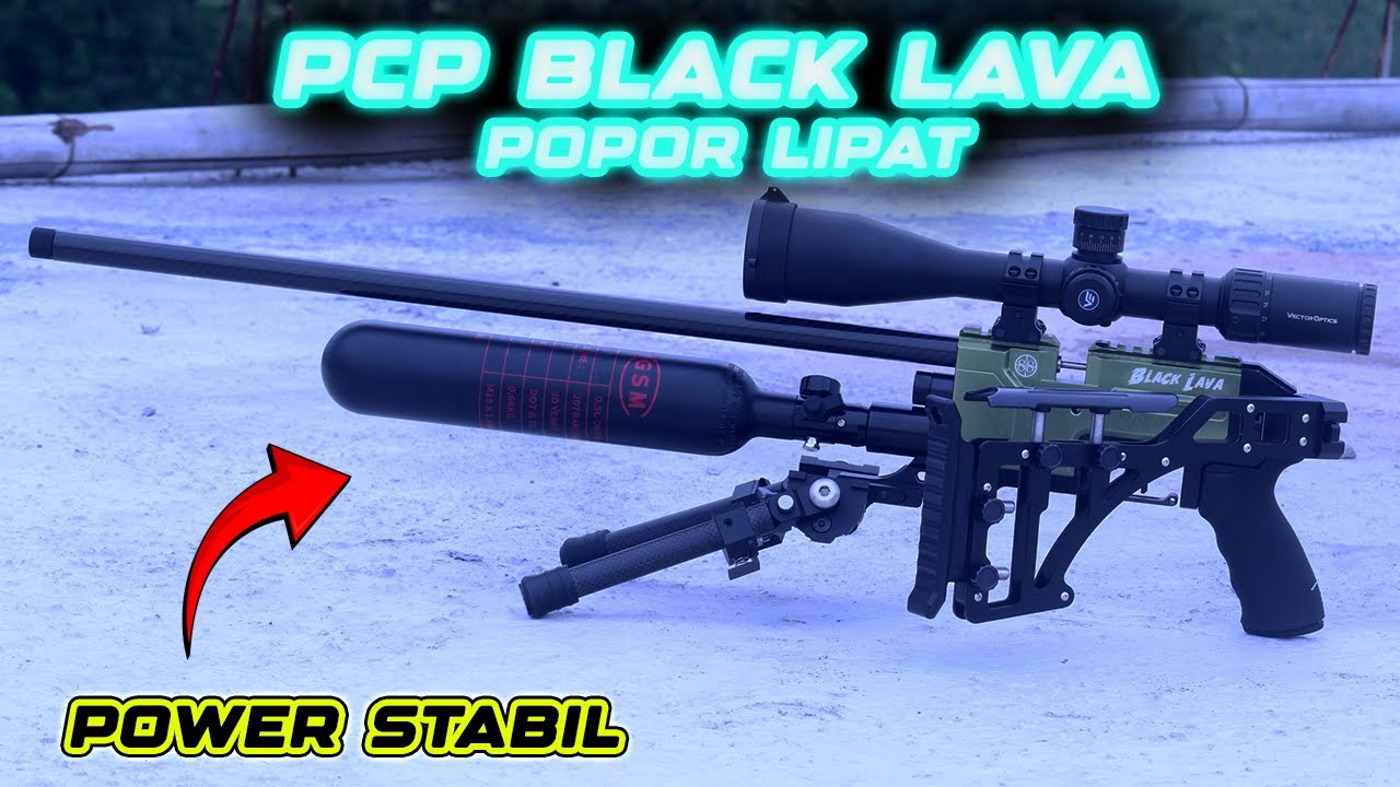 [ POWER BESAR ] PCP BLACK LAVA TACTICAL POPOR LIPAT MIMIS SLUG ...