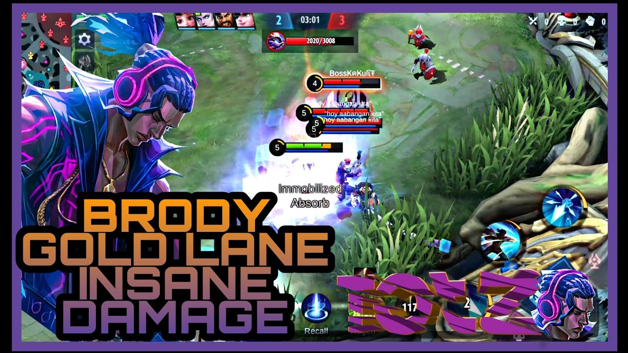 Brody Gold Lane High Risk Play How To Use Brody Gold Lane Mlbb