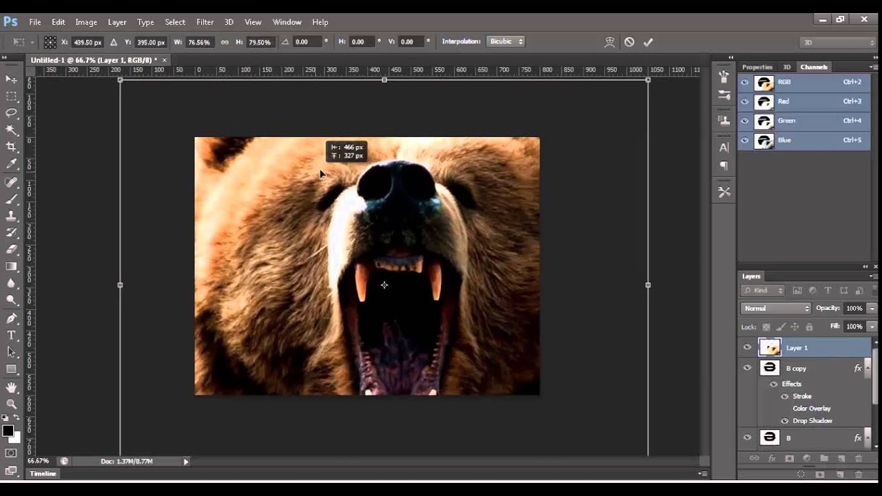 How to create a Pop-out logo for youtube! - YouTube