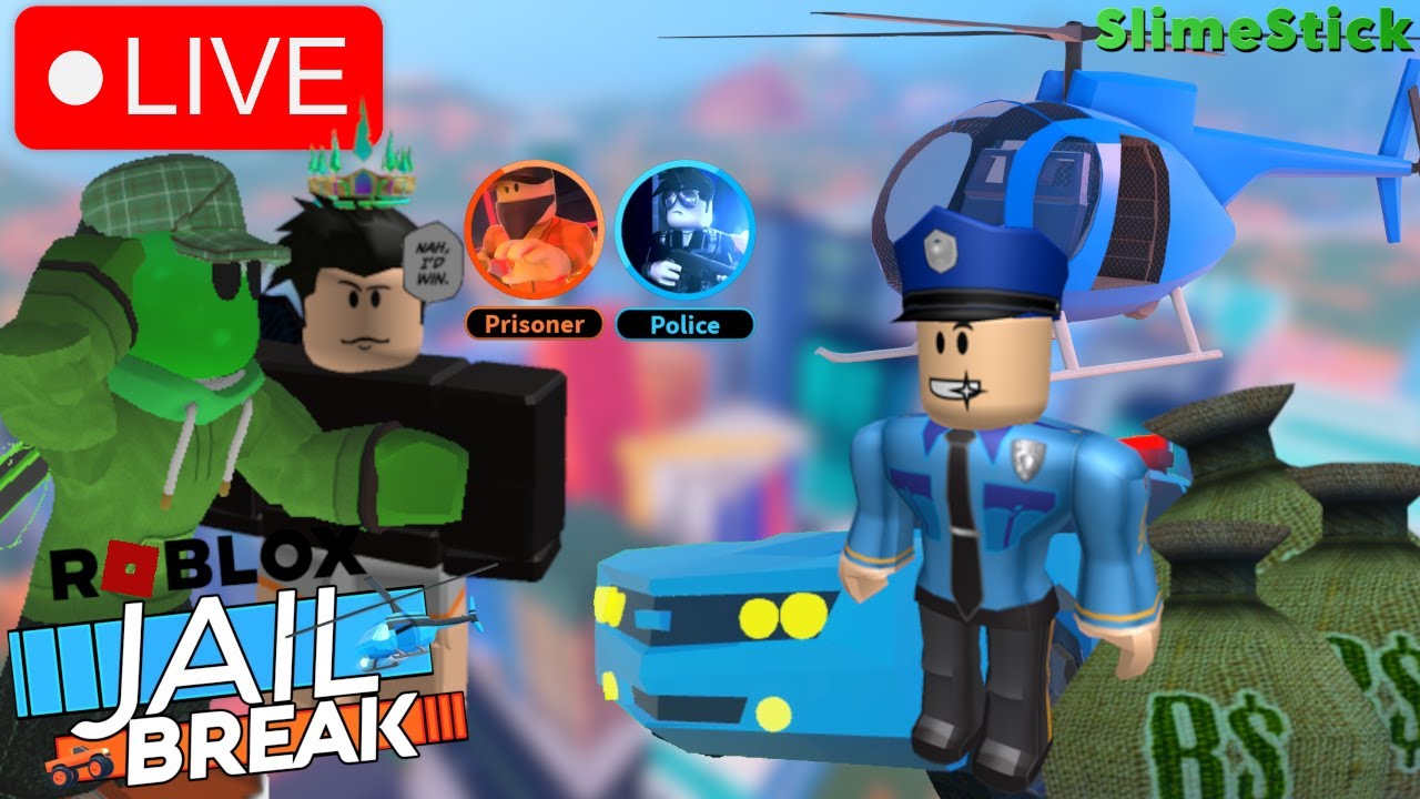 Live Streaming Roblox Jailbreak with Extremegamer5103! #stream17 - YouTube