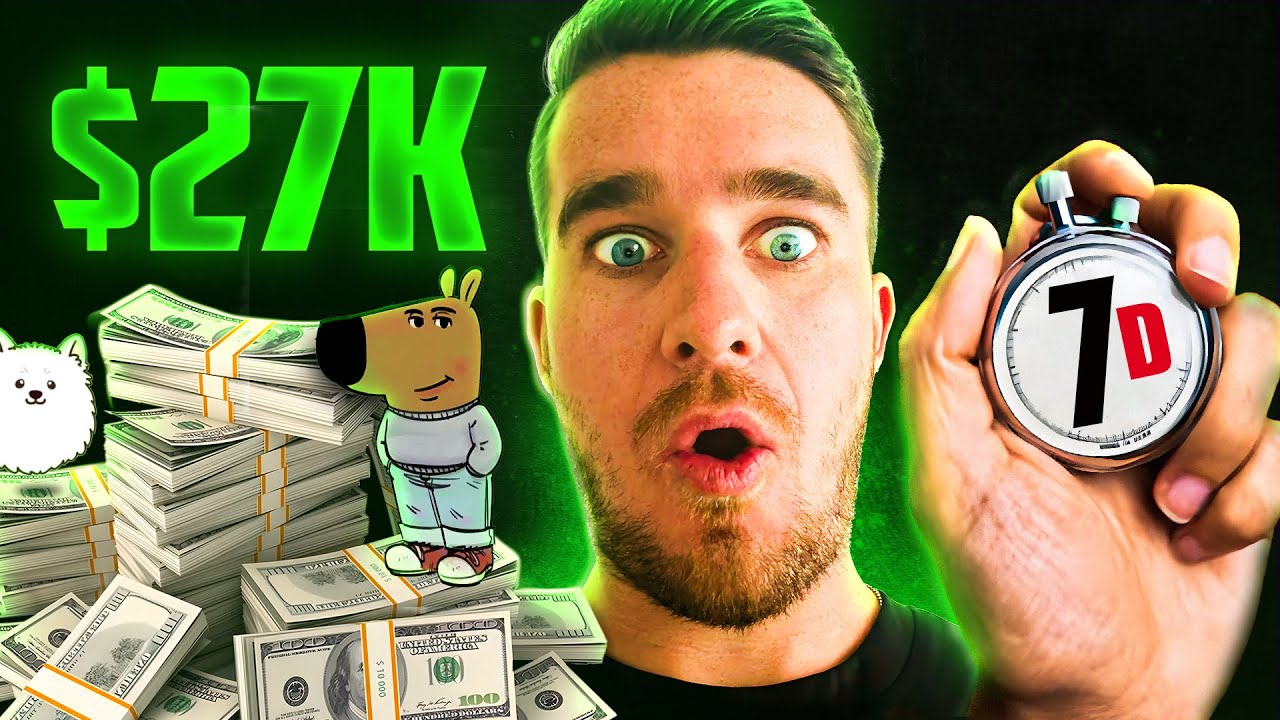 I Made $27,000 In A Week Trading Meme Coins (Full Tutorial) - YouTube
