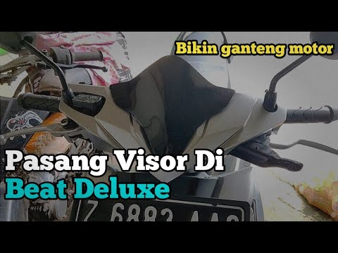 Unboxing Visor Dan Pasang Visor Di Beat Deluxe 2020 | Modifikasi Beat ...
