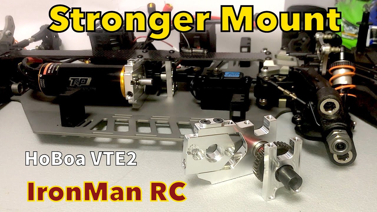 HoBoa VTE2 new motor mount IRonMan RC - YouTube