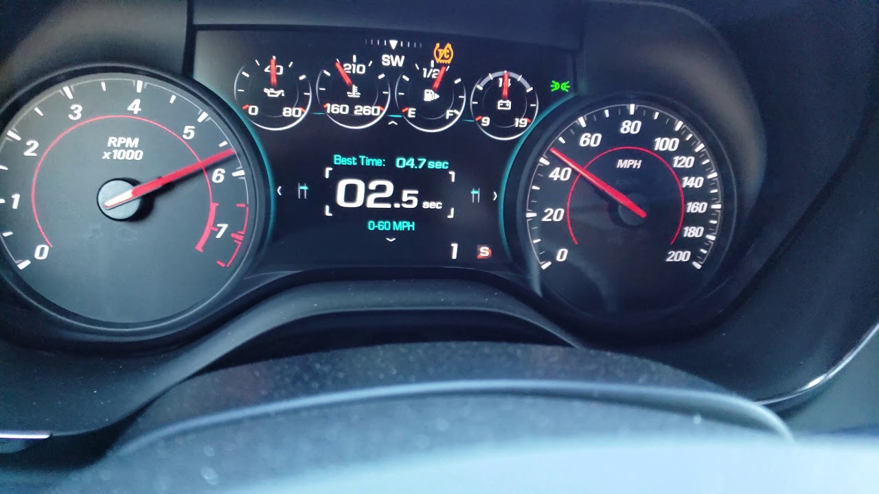 2018 Chevy Camaro SS 0-60 - YouTube