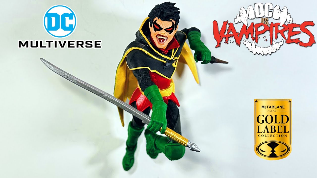 McFarlane Toys DC Multiverse Gold Label Vampire Robin Review - YouTube