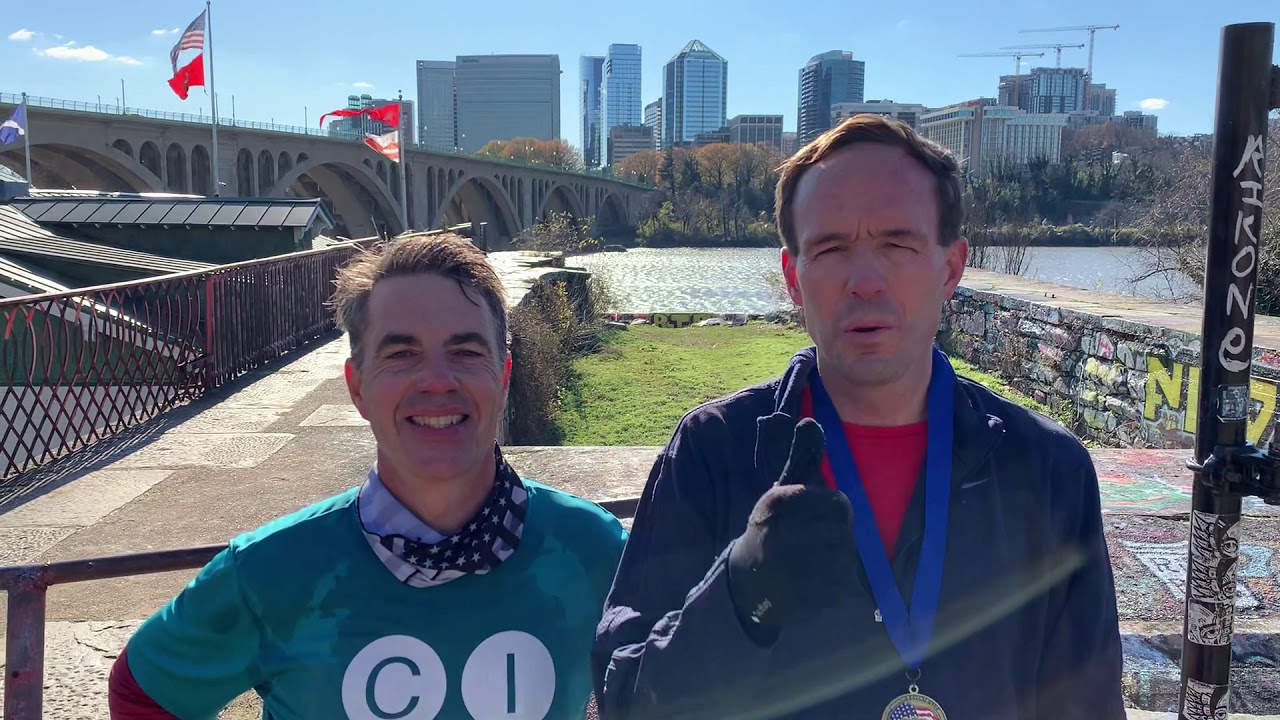 Post marathon interview - YouTube