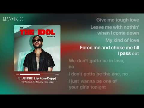The Weeknd, JENNIE, Lily-Rose Depp - One Of The Girls (Lyrics)