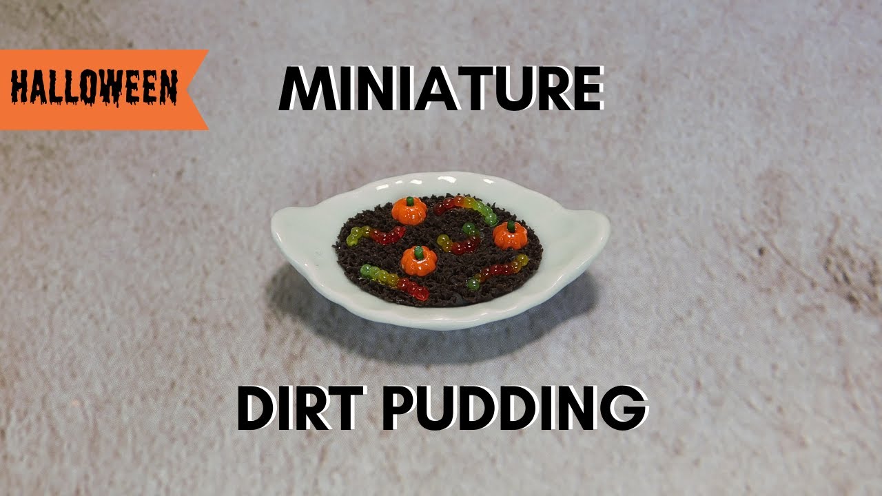 Miniature Dirt Pudding | Polymer Clay | Fake Food - YouTube