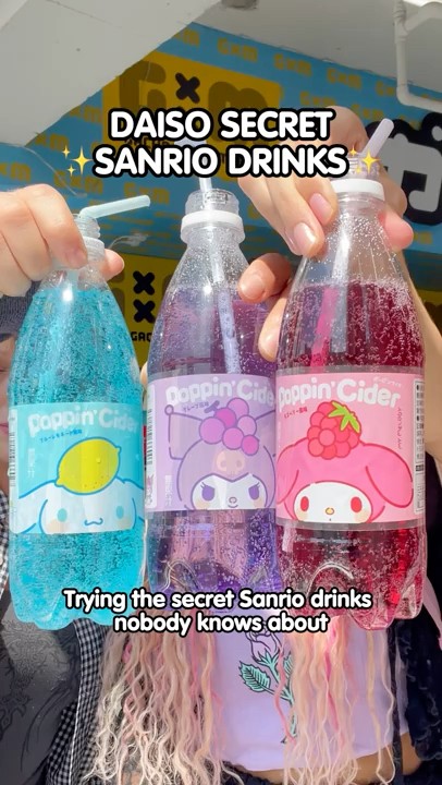 Sanrio Lovers, You NEED to See These Daiso Drinks! 🥤💖 - YouTube