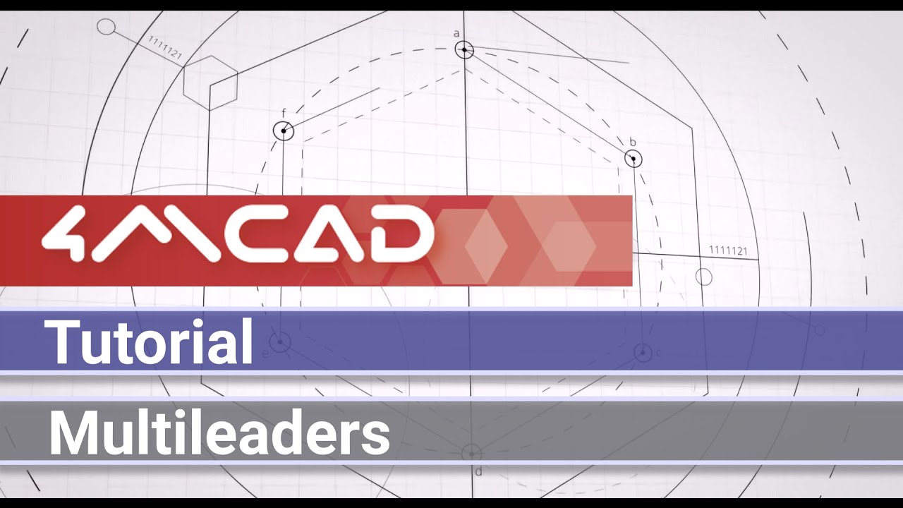 4MCAD24 PRO - Multileaders - YouTube