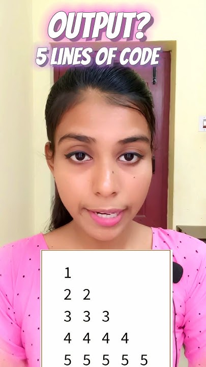 Python Number Pattern Output Using Nested Loop In Tamil 2024 Python Youtube 8380
