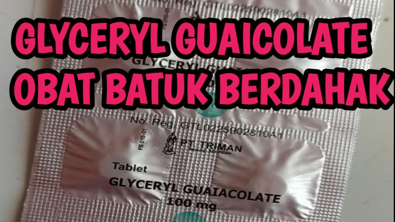 Obat batuk berdahak ll obat batuk pengencer dahak - YouTube