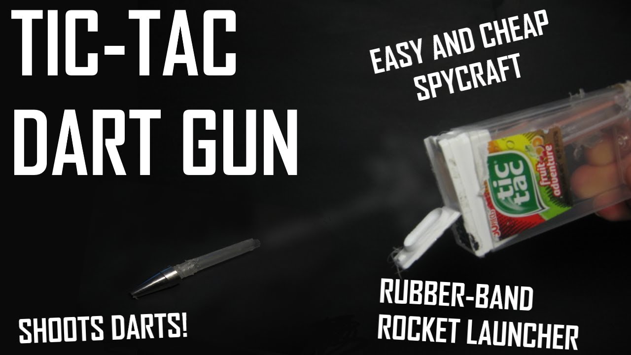 How to Make A TIC-TAC DART GUN - Cheap and Easy Spy Build - YouTube