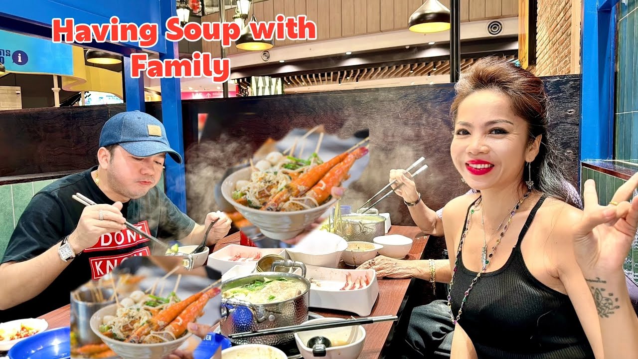 Having hot soup with Family, Family friendly hot soup, The ultimate ...