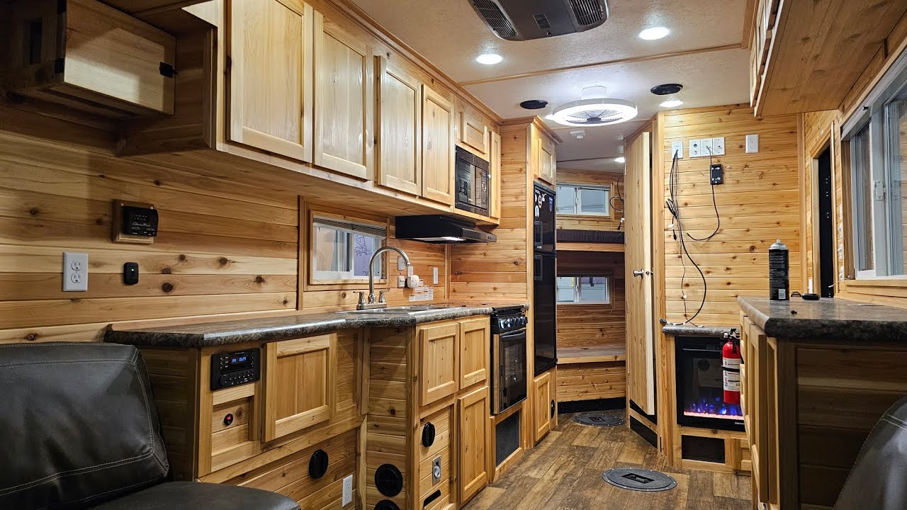 8'x21' RV Extreme Ice Castle - Two Coats of Clear - May 2024 - YouTube