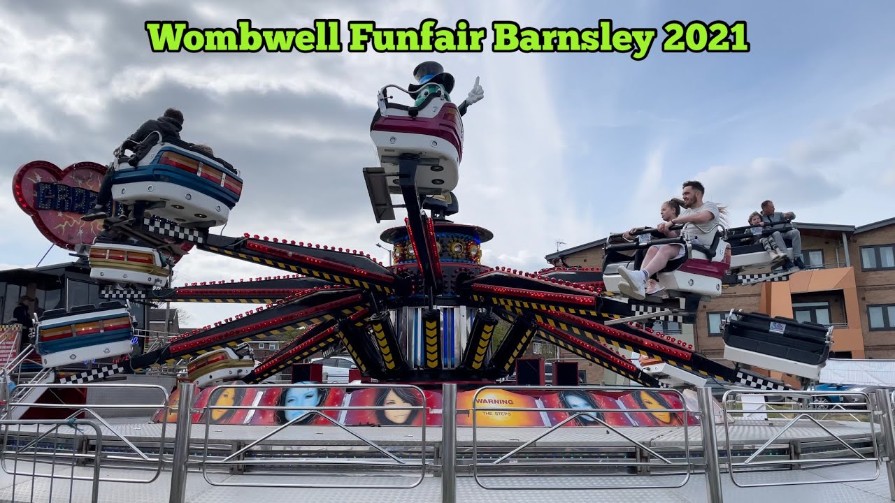 Wombwell Funfair Barnsley April 2021 - YouTube