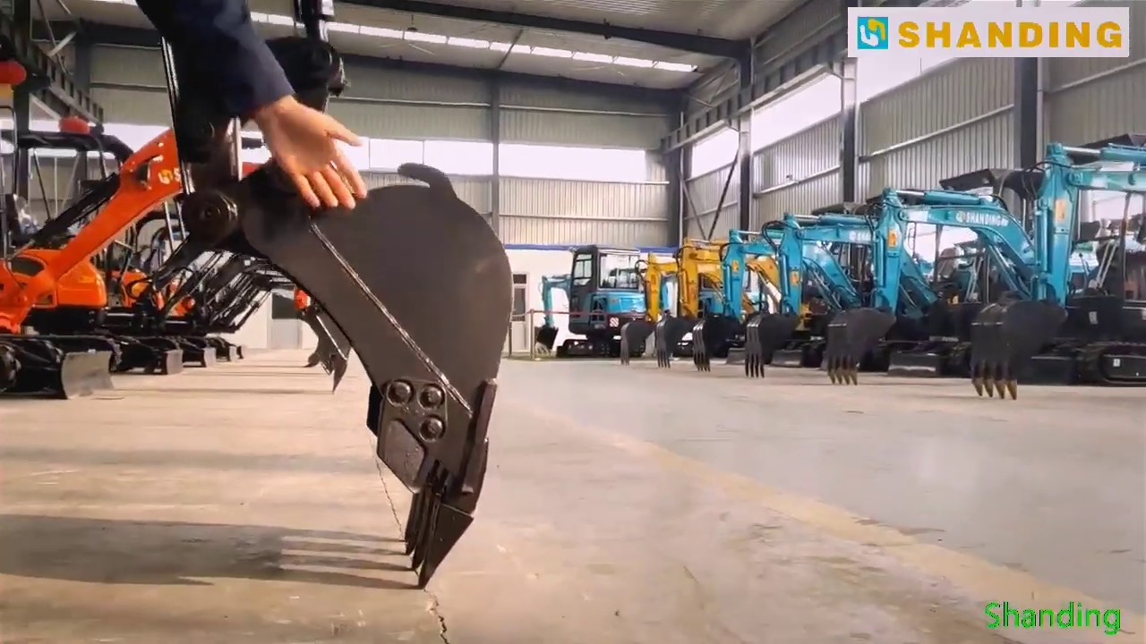 how to operation mini excavator tricks 2ton - YouTube