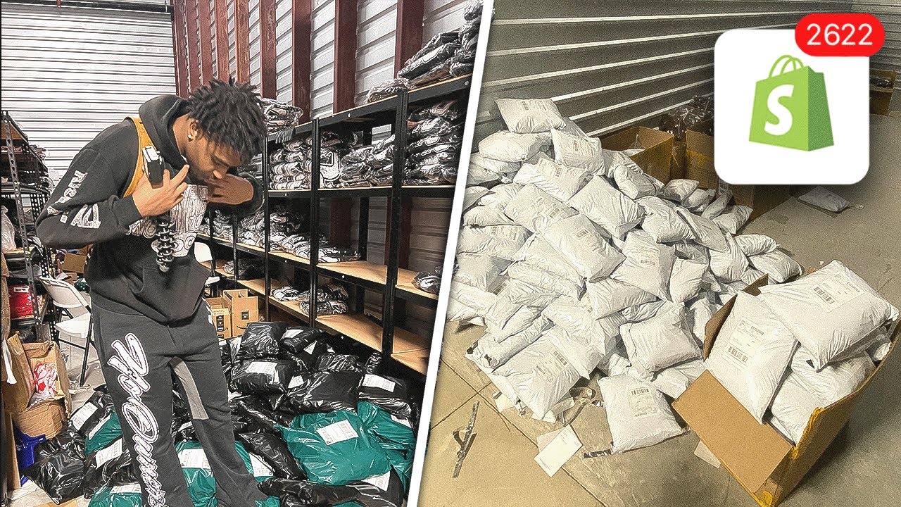 DAY IN THE LIFE OF A CLOTHING BRAND OWNER! - YouTube