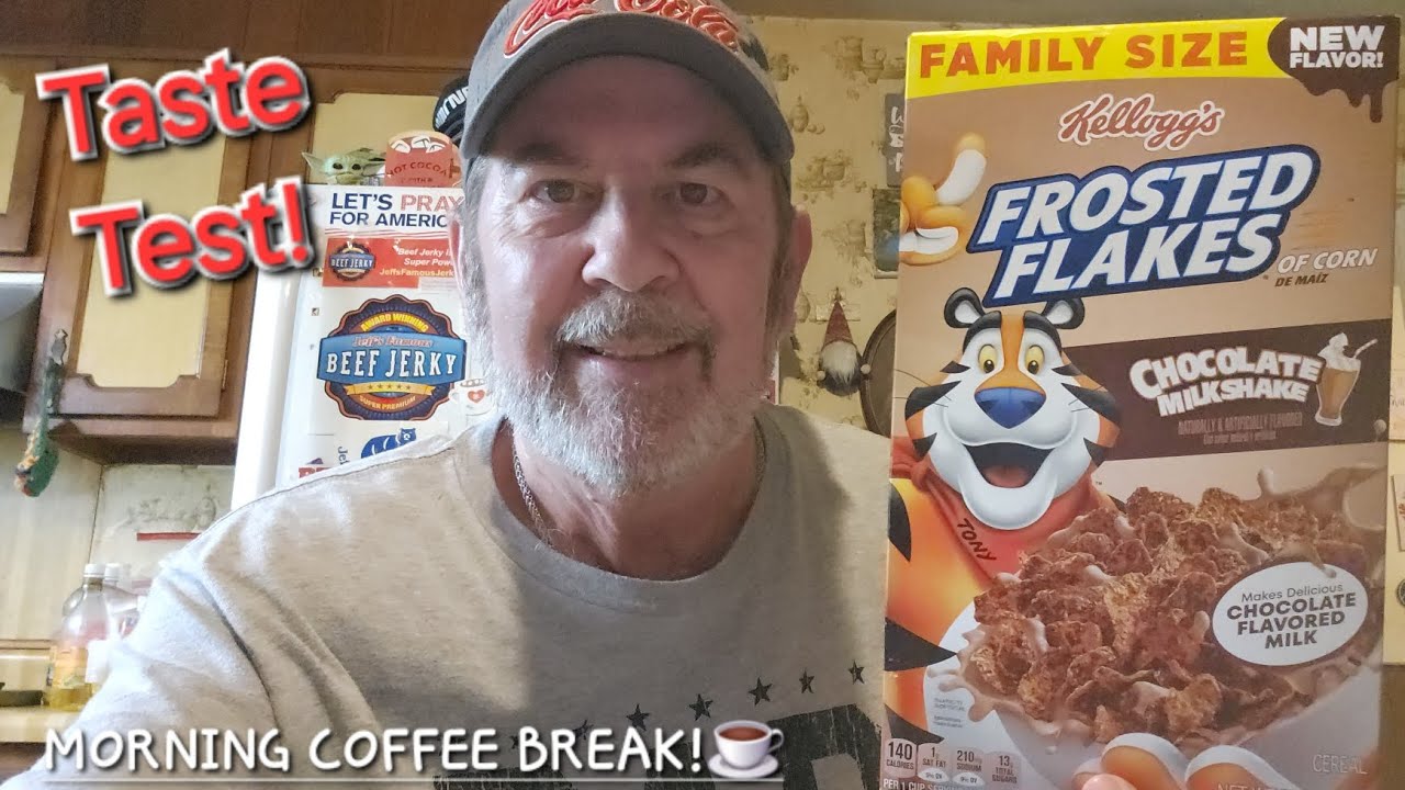 M☕️B! I'm Trying Kellogg's Chocolate Milkshake Frosted Flakes! 🍫 Trivia ...