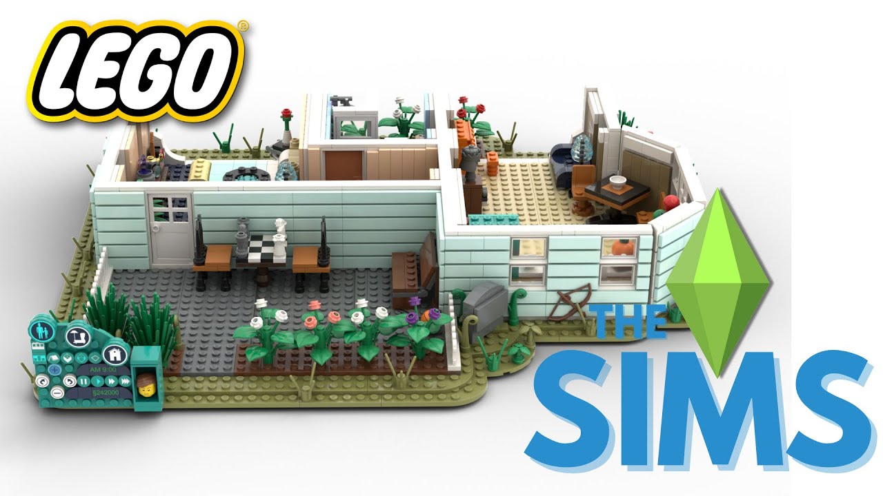 The Sims in LEGO!! | #Thesims #lego - YouTube