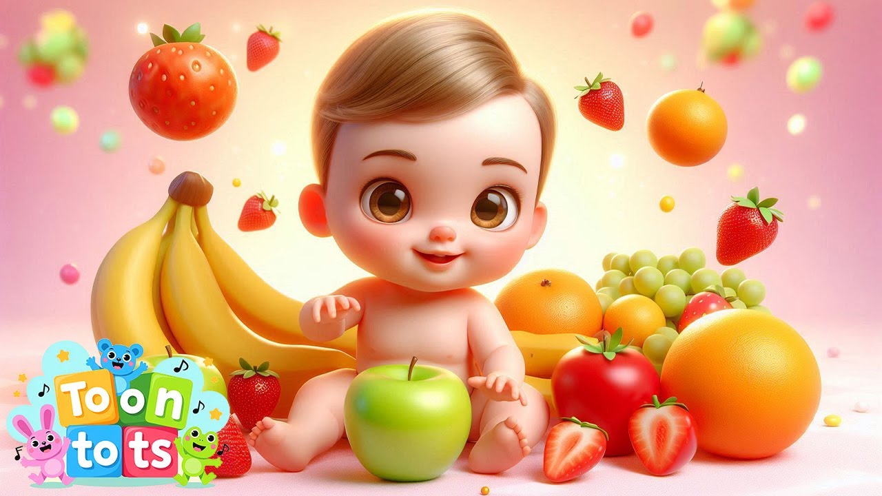 FRUITS Nursery Rhymes || Latest Kids Poems 2025 || 3D Animated Kids ...