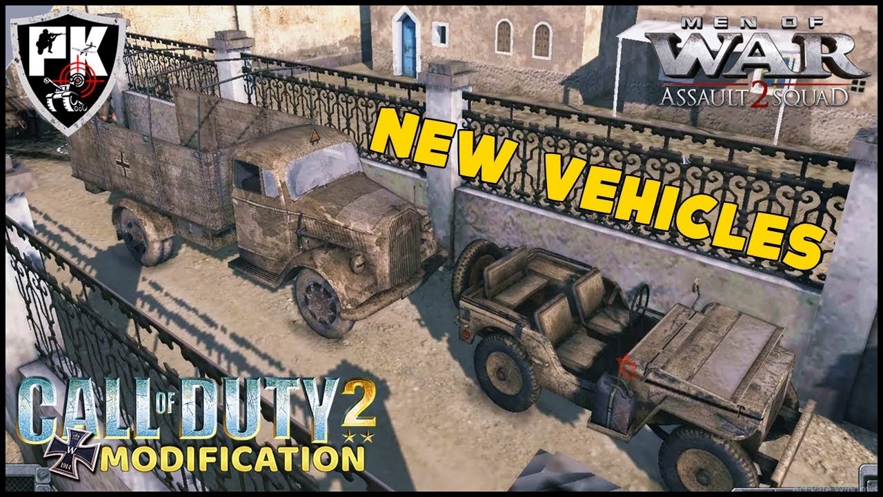 New Vehicles and Updates for Call of Duty 2 Mod - MOWAS2 - YouTube