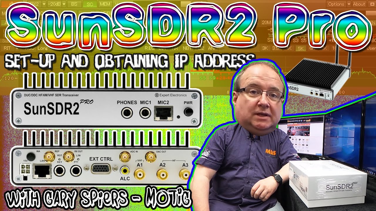 SunSDR2 Pro - Set-Up and Obtaining IP Address at ML&S - YouTube
