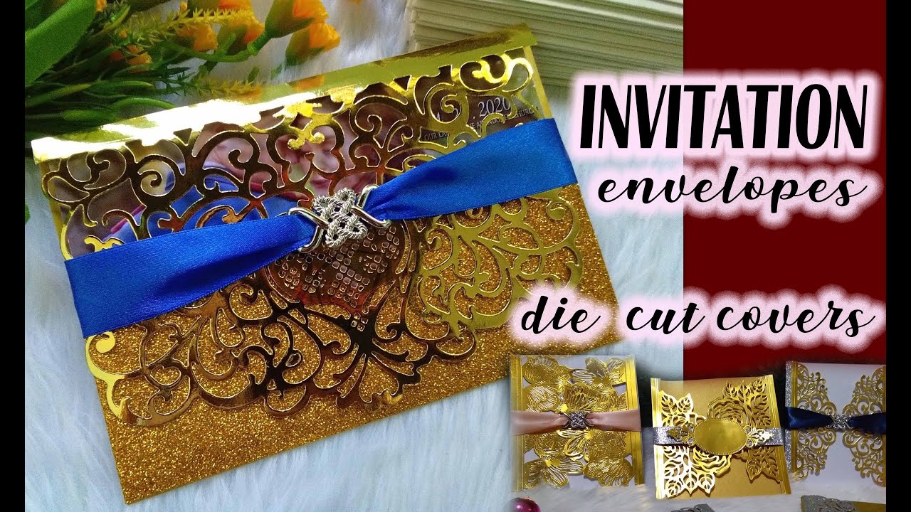INVITATIONS Cover, Envelopes, Die Cut Cover - YouTube