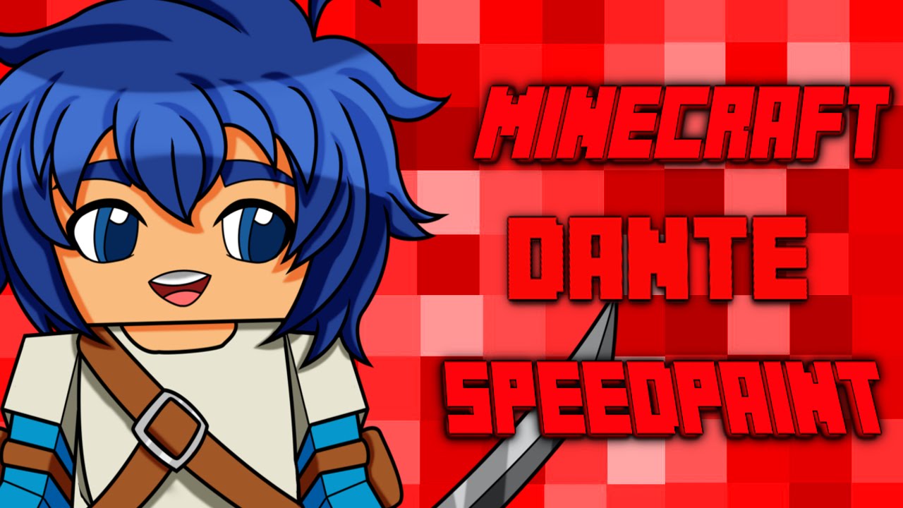 Minecraft Diaries: Dante Fanart SpeedPaint - YouTube