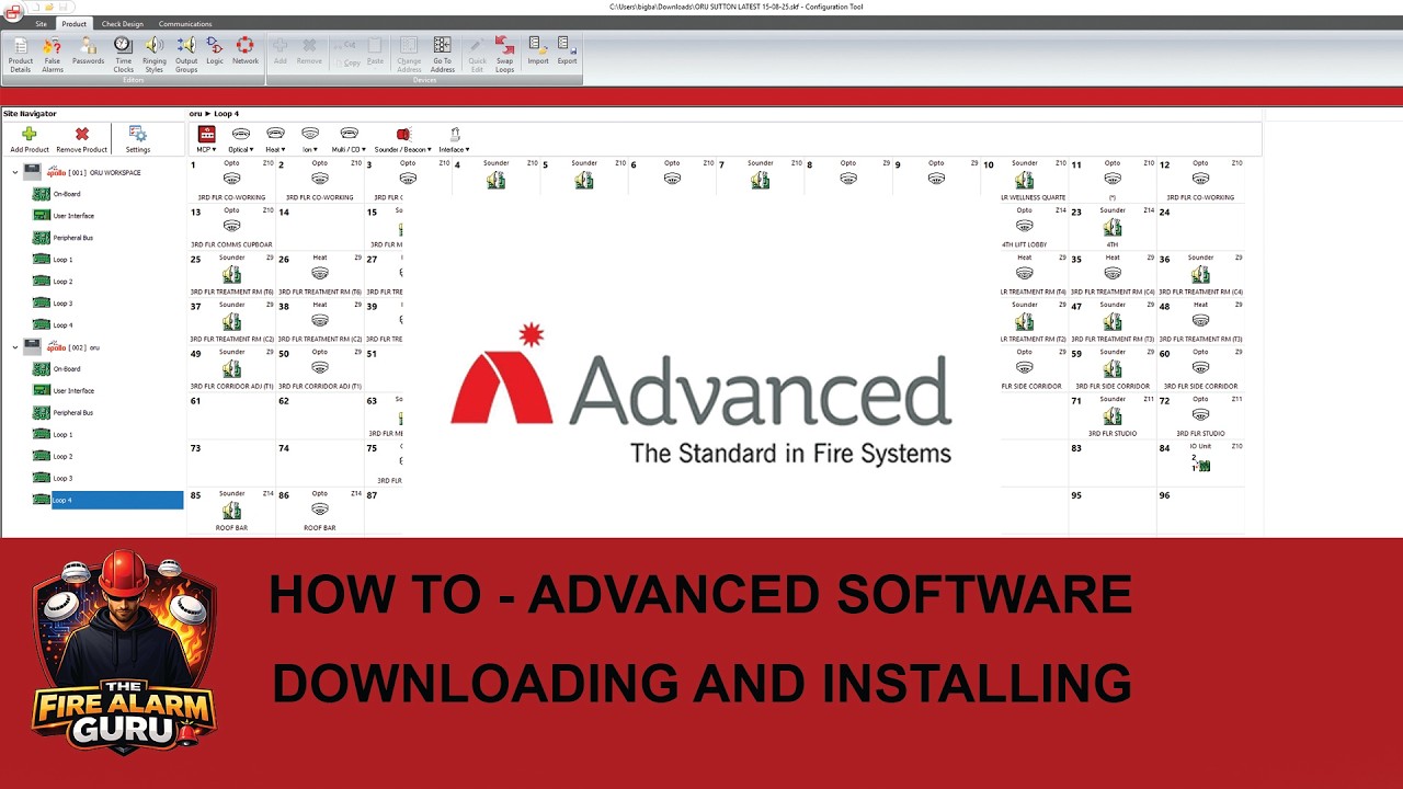How to Install Advanced Fire Alarm Panel Software 2026 - YouTube