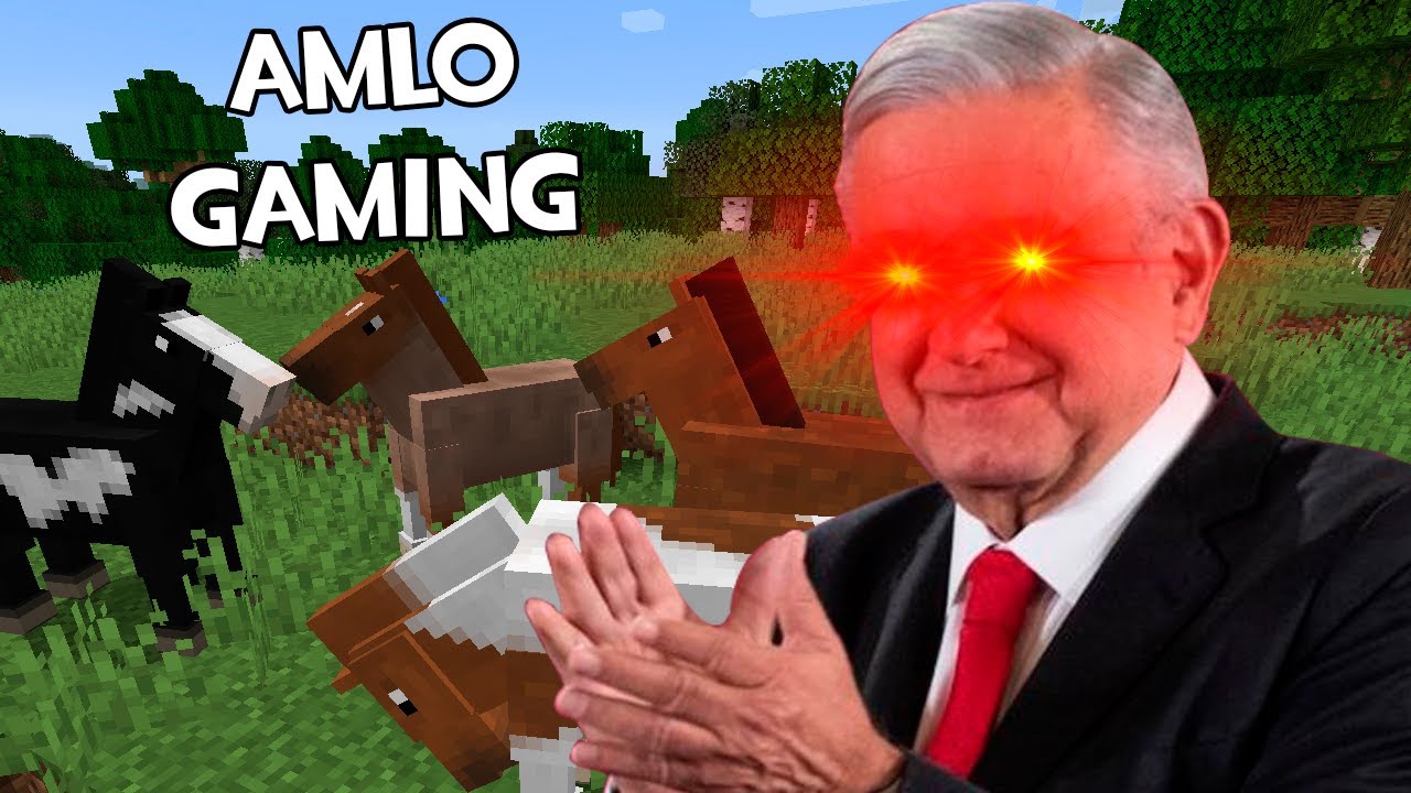 Amlo Gaming | Amlo nos enseña a domesticar caballos en Minecraft - YouTube