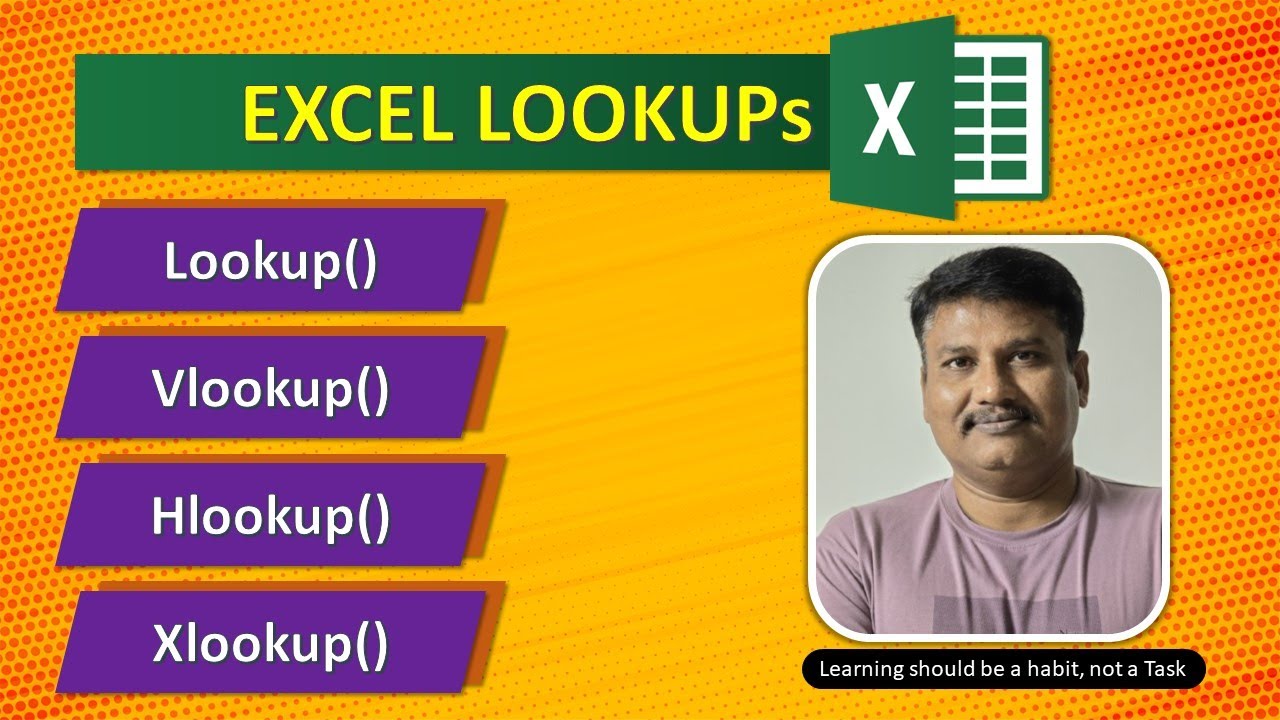 Master Excel Lookups: LOOKUP, VLOOKUP, HLOOKUP, XLOOKUP! | Easy ...