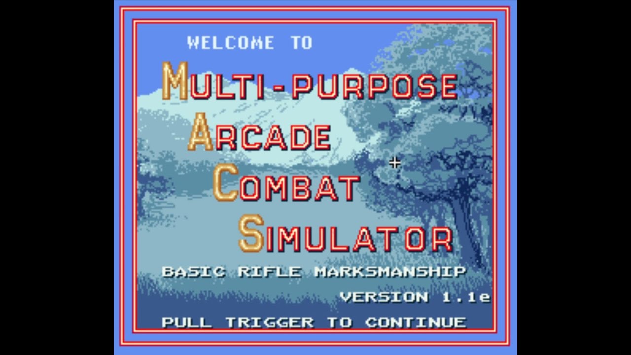 M.A.C.S. Basic Rifle Simulator 327/763 SNES NA - YouTube