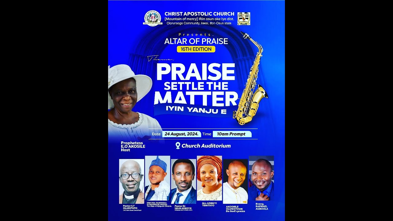 ALTAR OF PRAISE 2024 - YouTube