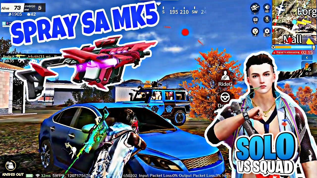 SOLO VS SQUAD | "MEDYO MAKATI NGA TALAGA ANG MK5" (KNIVES OUT GAMEPLAY ...